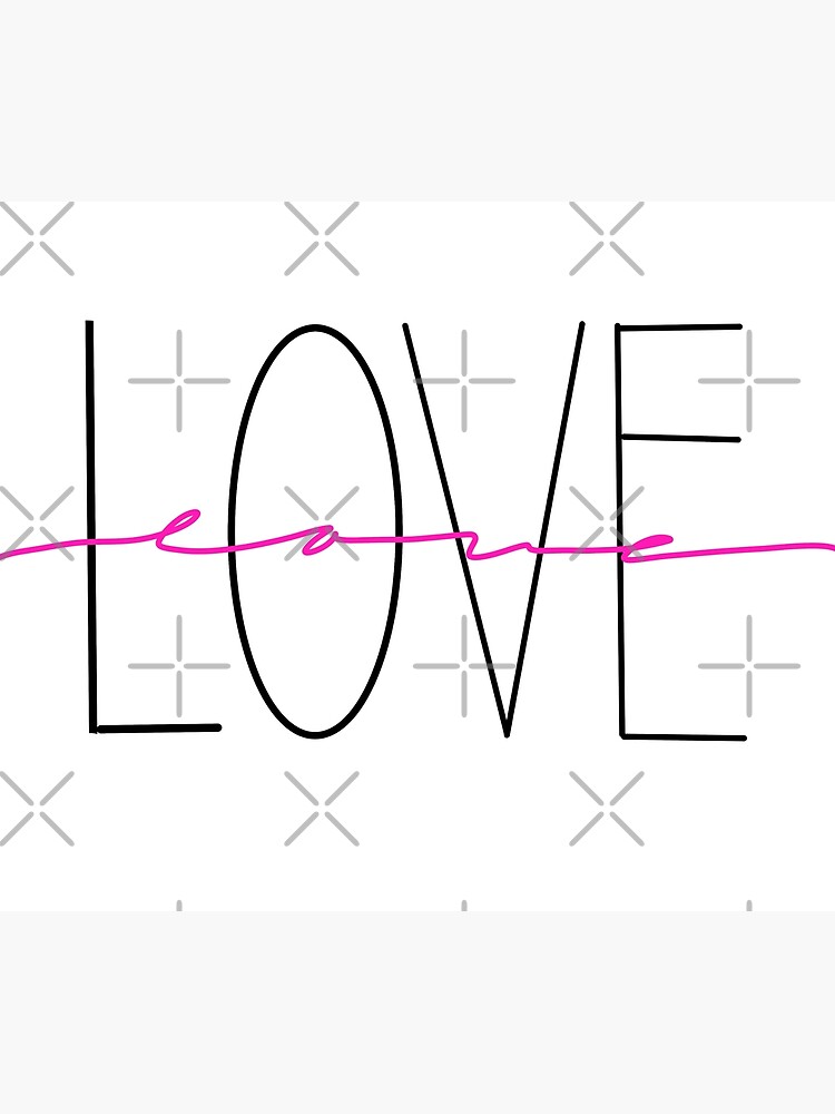 "Rae Dunn Inspired Love Simple Cursive" Poster for Sale by cmatsukawa ...