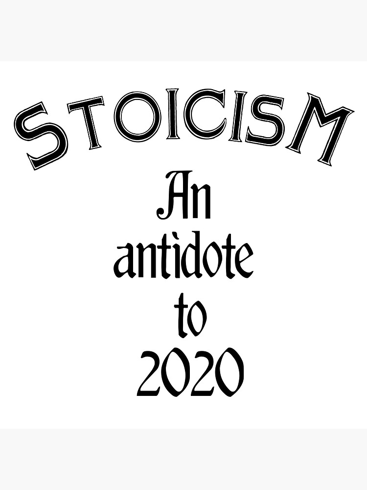 "Stoicism Antidote to 2020 Stoic Marcus Aurelius Bye 2020" Sticker for ...