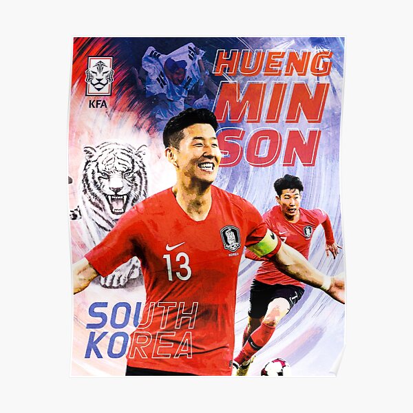 "Hueng-min Son - Poster Design" Poster for Sale by kias93 | Redbubble