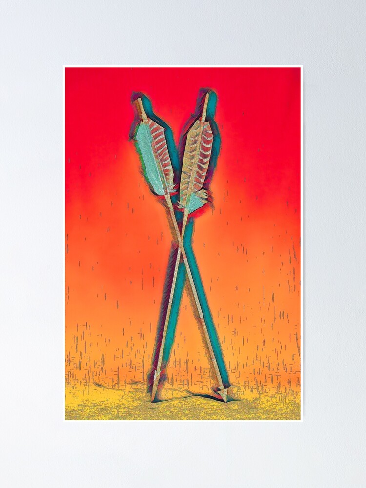 "Dancing Arrows" Poster for Sale by ImageShifting | Redbubble