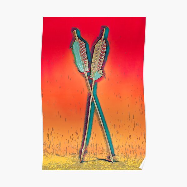 "Dancing Arrows" Poster for Sale by ImageShifting | Redbubble