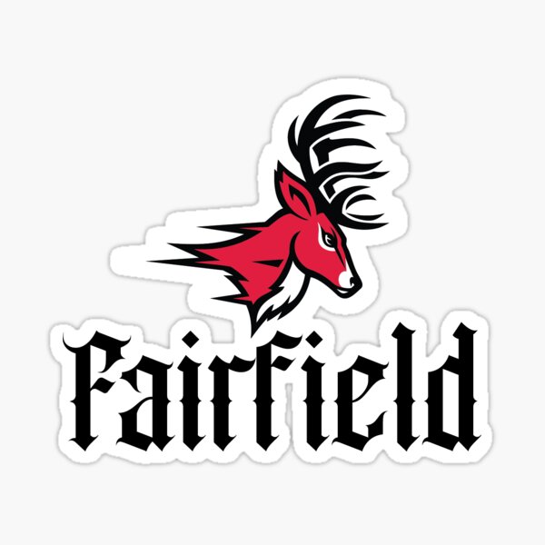 "Fairfield University" Sticker for Sale by snorgan | Redbubble