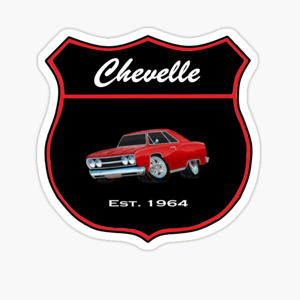 "Classic Chevy" Sticker for Sale by KJKlassiks | Redbubble