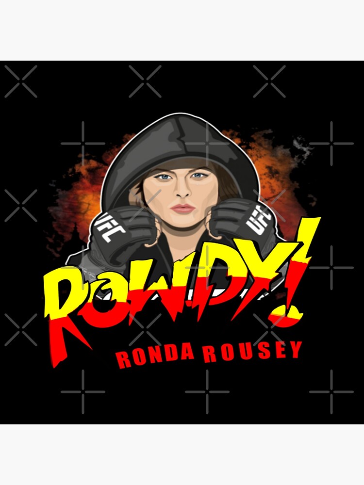 "Rowdy Ronda Rousey" Art Print for Sale by DerekBrown1103 | Redbubble