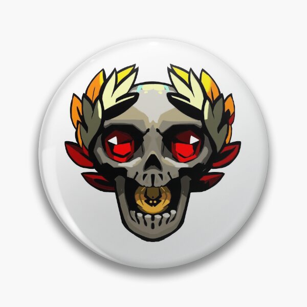 "Hades Game Skull" Pin for Sale by pakizern | Redbubble