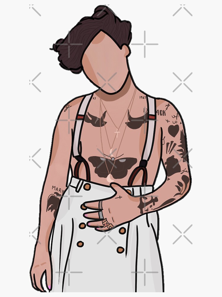"harry cartoon" Sticker by Ttynotes | Redbubble