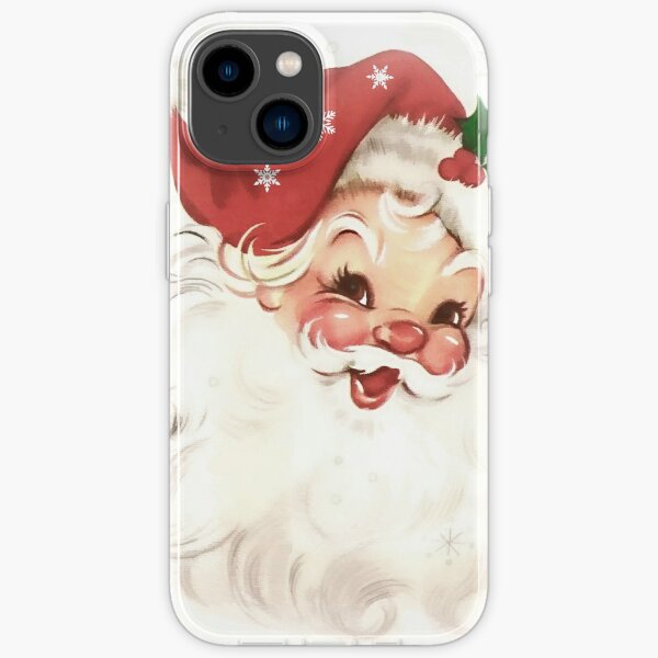 "red retro vintage santa" iPhone Case for Sale by SylviaCook | Redbubble