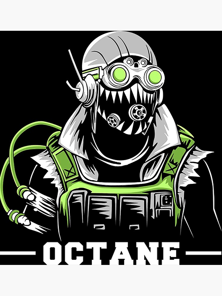 "Octane Apex Legend Video Game Character Art Meme" Art Print for Sale ...