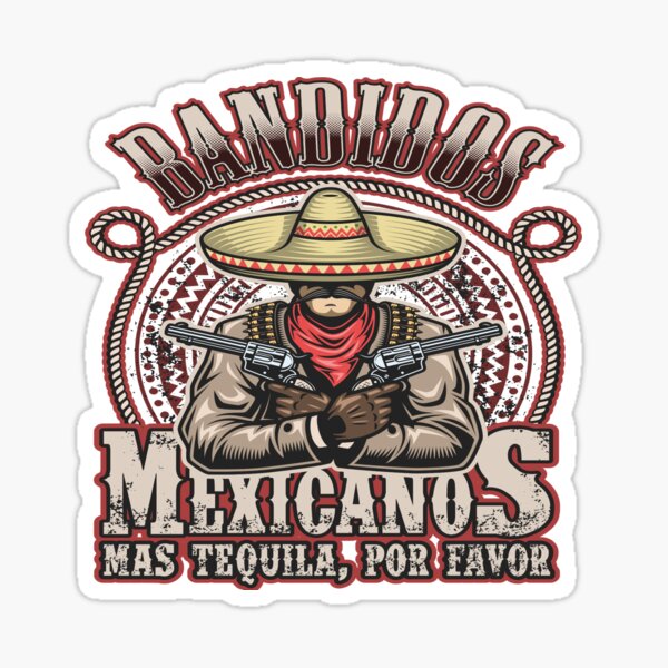 "mexican bandit" Sticker by migounet | Redbubble