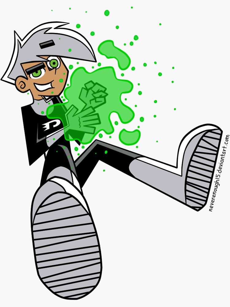 "Danny Phantom: Ectoplasm" Sticker for Sale by Spazchan | Redbubble