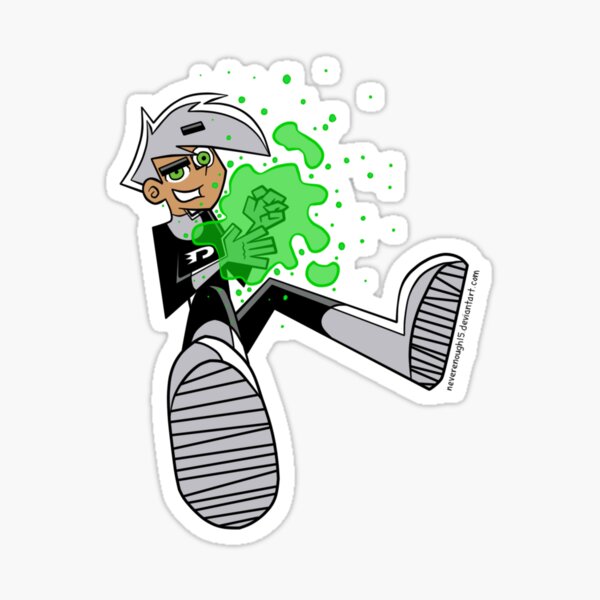 "Danny Phantom: Ectoplasm" Sticker for Sale by Spazchan | Redbubble