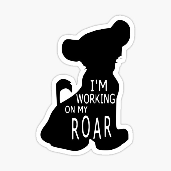 "simba lion king" Sticker for Sale by broadwaygirl142 | Redbubble