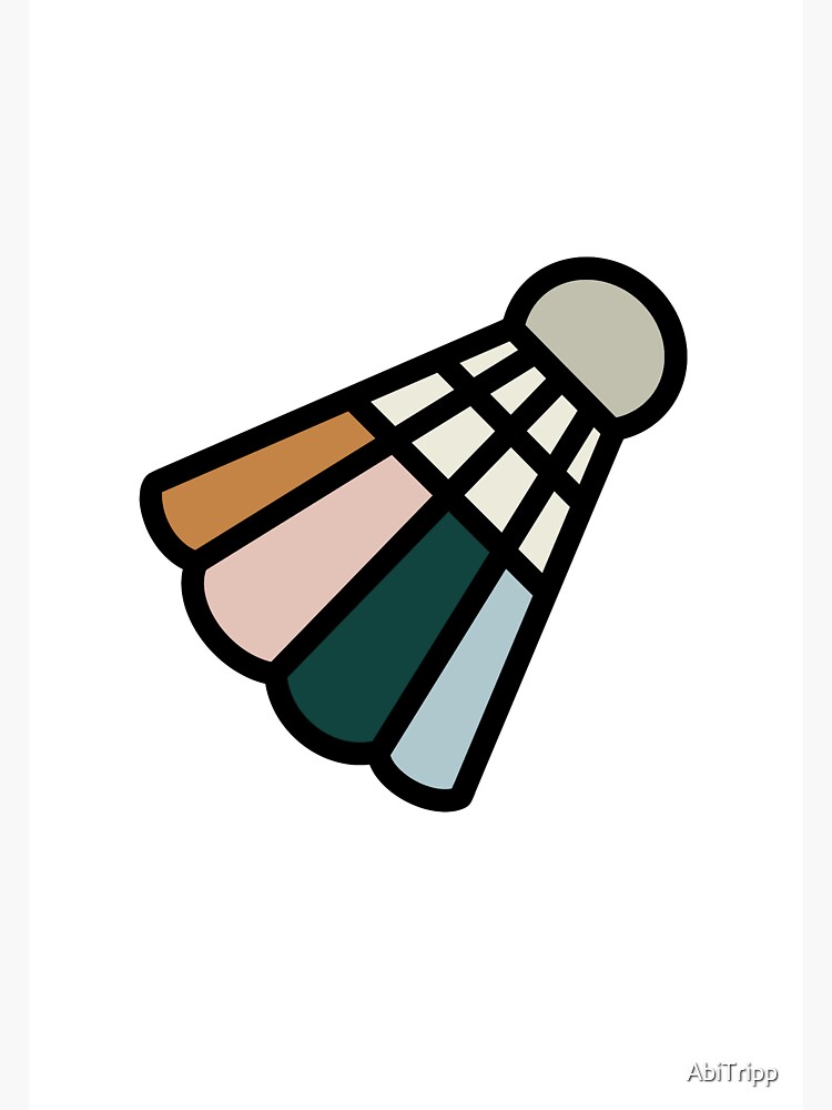 "Shuttlecock " Sticker for Sale by AbiTripp | Redbubble