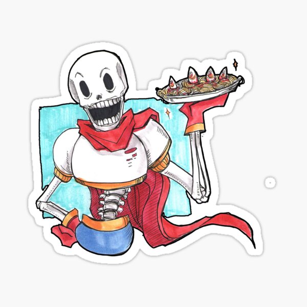 "Undertale:Papyrus" Sticker by scumash | Redbubble