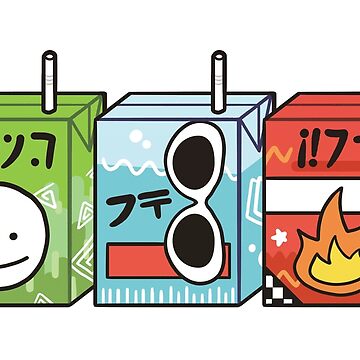 "Dream Team Juice Boxes" Sticker for Sale by designsbyaidan | Redbubble