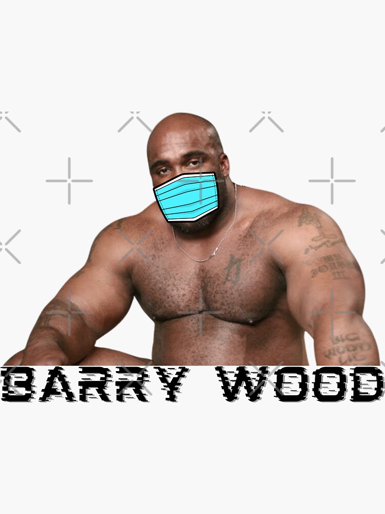 "BARRY WOOD" Sticker for Sale by Messika | Redbubble