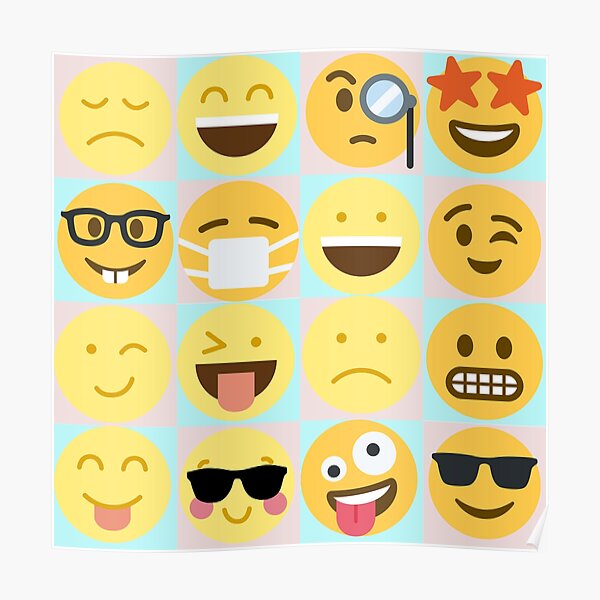"Emoji" Poster for Sale by ARTndDESIGN | Redbubble