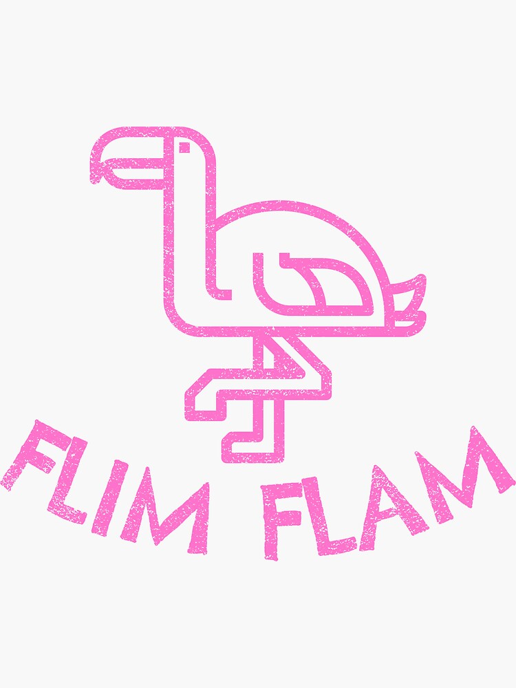 "Flim Flam" Sticker for Sale by Obiscidan | Redbubble
