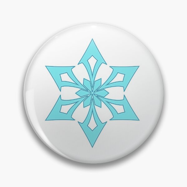 "Genshin Impact - Cryo Element Vision Symbol" Pin by astrocomposer ...