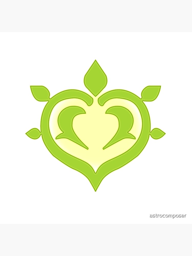 "Genshin Impact - Dendro Element Vision Symbol" Art Board Print for ...