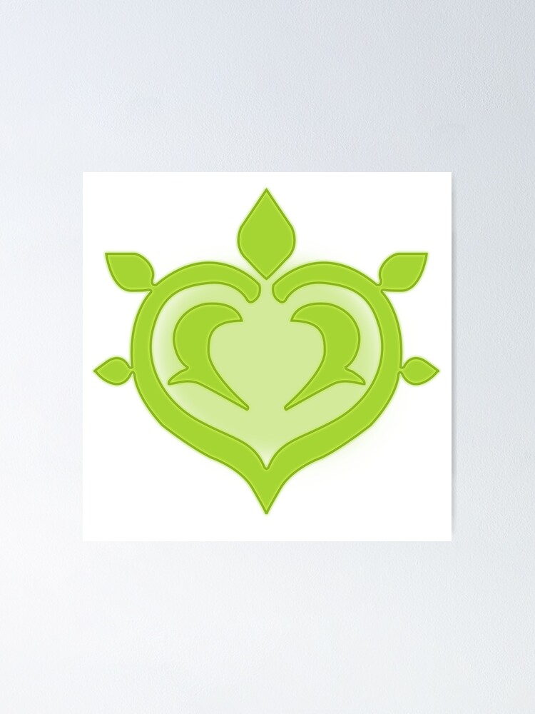 Póster «Impacto de Genshin - Símbolo de visión del elemento Dendro» de ...