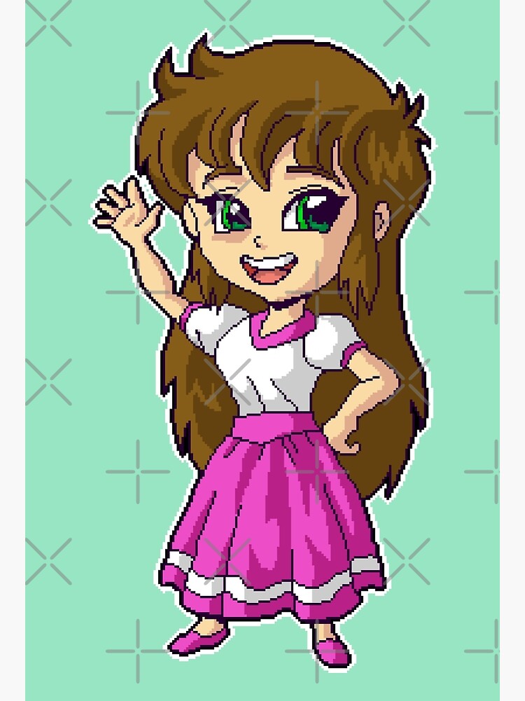 "Anime Girl (OC Chibi Kawaii)" Art Print for Sale by elkingrueso ...