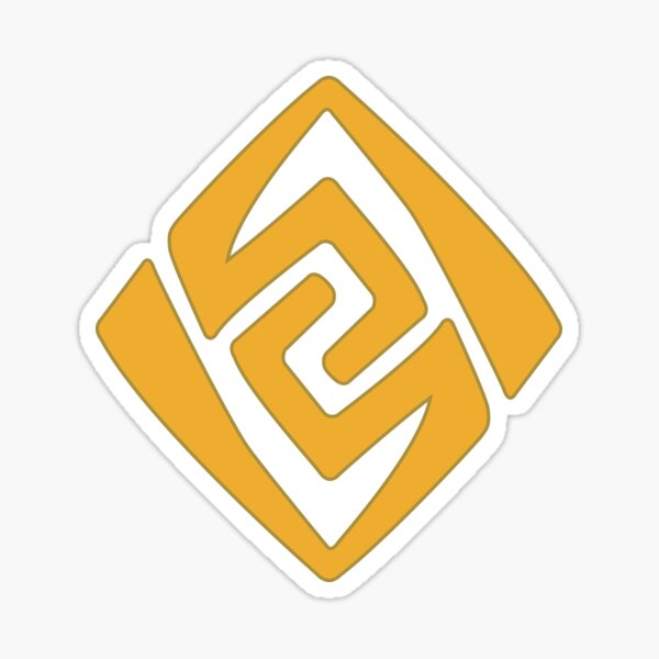 "Genshin Impact - Geo Element Vision Symbol" Sticker for Sale by ...
