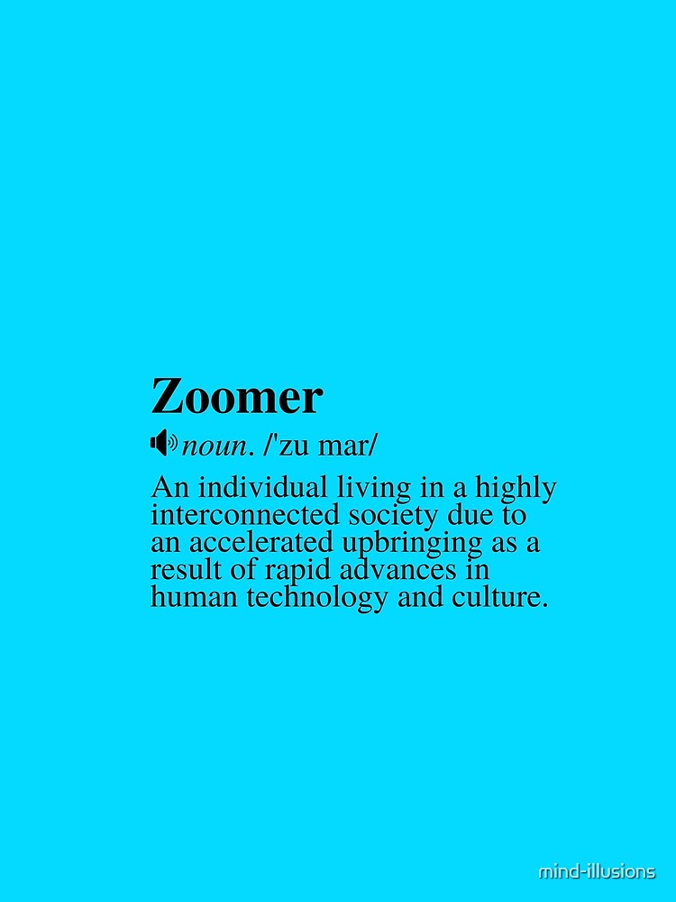 "Zoomer Definition - Interconnectedness (White Background)" Sleeveless ...