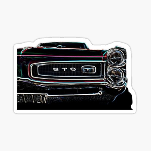 "1967 GTO " Sticker by MuscleCarTs | Redbubble
