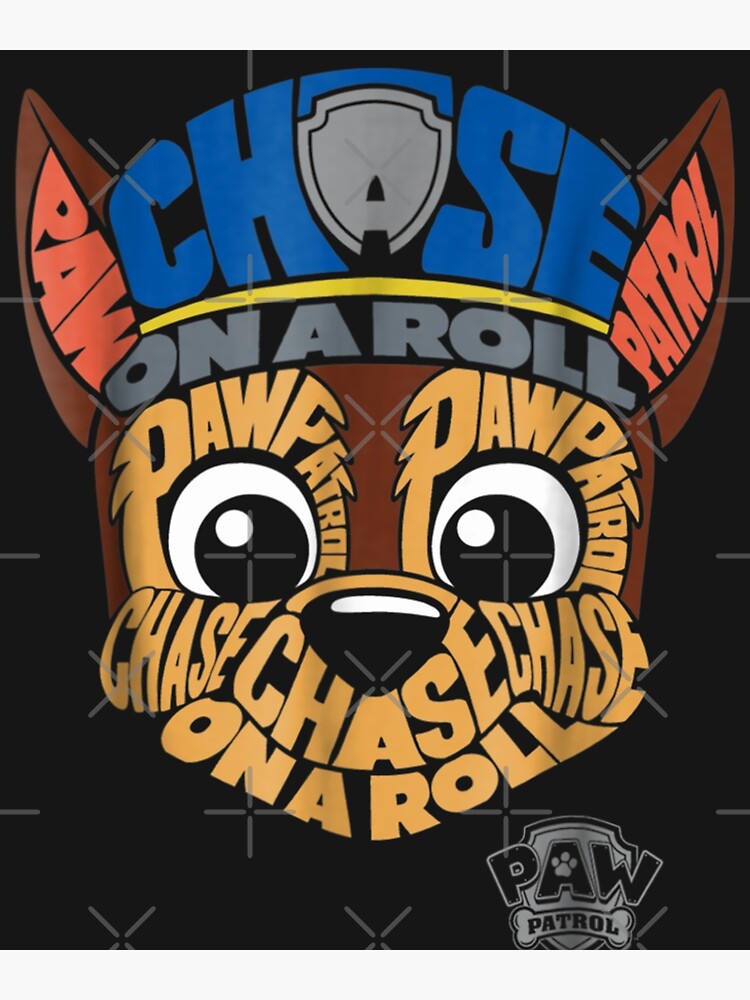 "PAW Patrol Chase Face " Art Print for Sale by EmilioFreixa | Redbubble