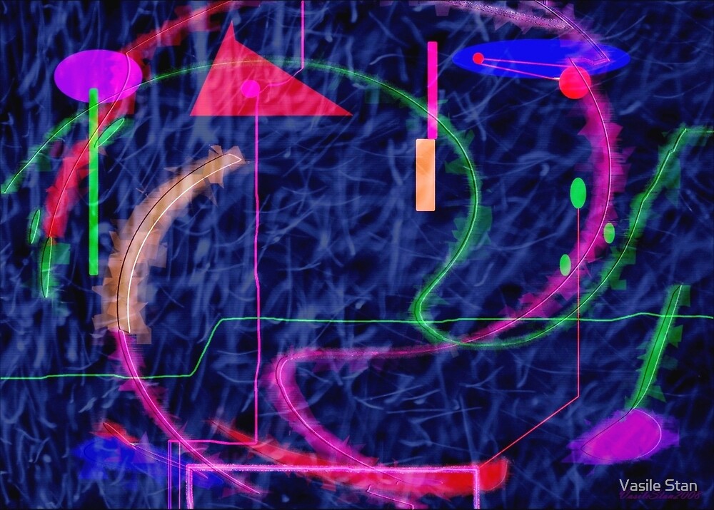 "Kandinsky, fuzzy logic and chaos theory" by Vasile Stan | Redbubble
