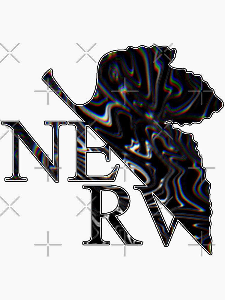 "Nerv - NGE" Sticker for Sale by Dasswe | Redbubble