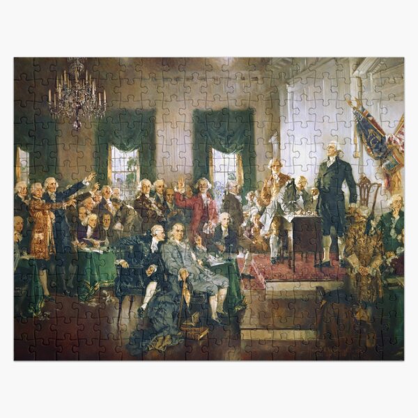 "Howard Chandler Christy - Scene at the Signing of the Constitution of ...