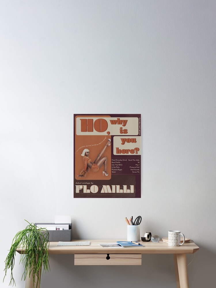 "Flo Milli Poster" Poster for Sale by christinemrami | Redbubble