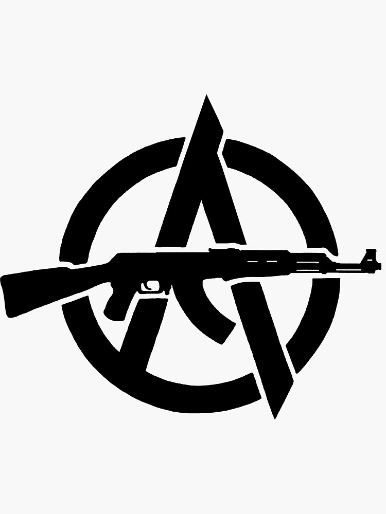 "Insurrectionary Anarchism (black)" Sticker for Sale by Tobias Kane ...