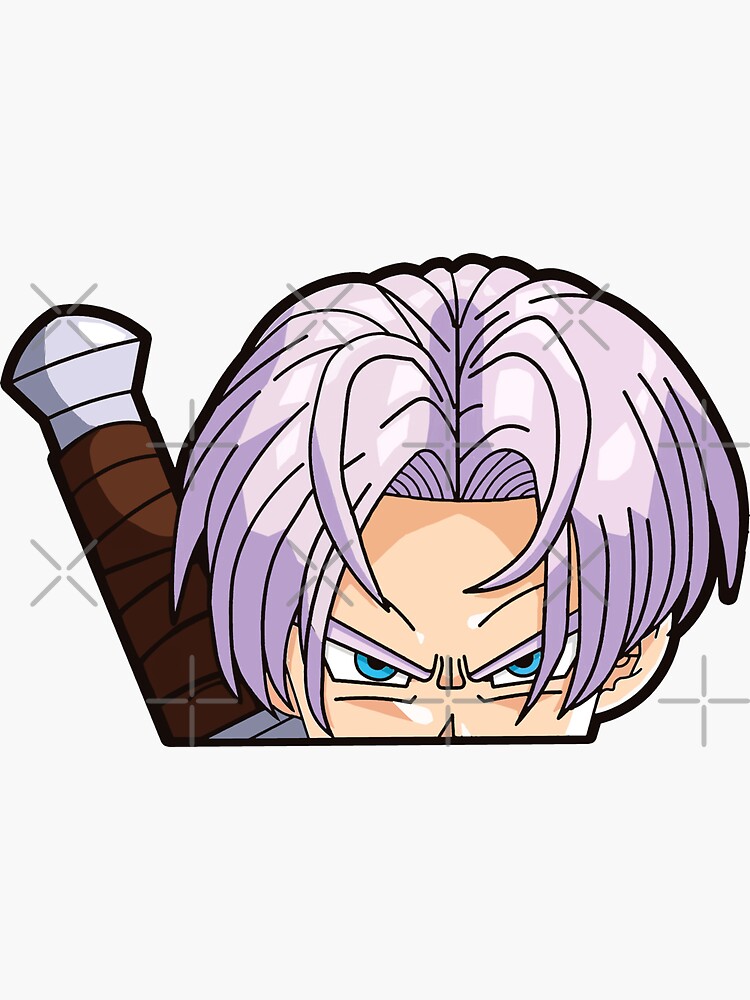 Pegatina «Trunks Peeker» de malbubble | Redbubble