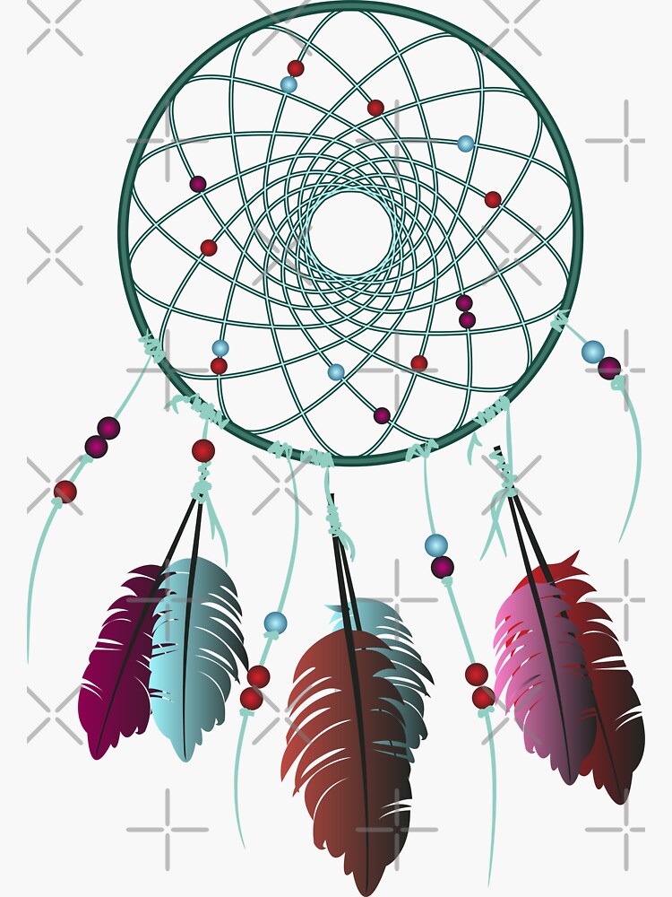 "Tribal Dream Catcher" Sticker for Sale by GrudaDesigns | Redbubble