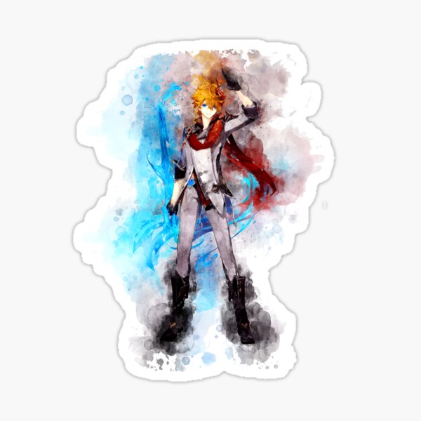 "Tartaglia - Genshin Impact" Sticker for Sale by Stylizing4You | Redbubble