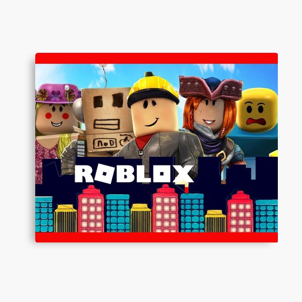 Roblox Image Canvas Prints | Redbubble