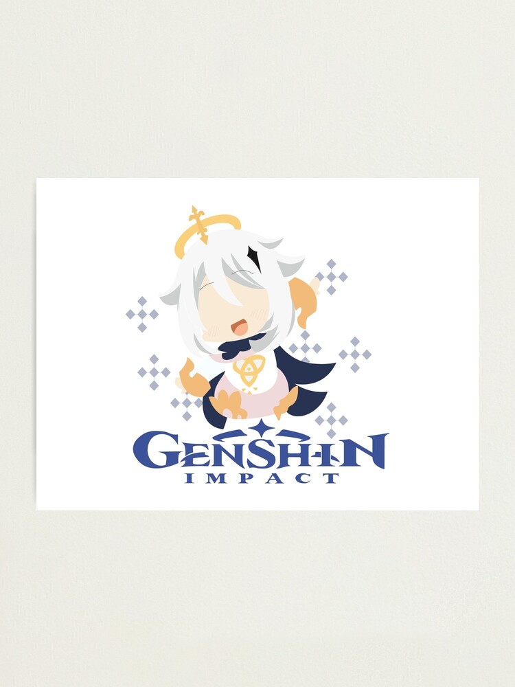 Lámina fotográfica «Logotipo de Genshin Impact Paimon - Ilustración ...