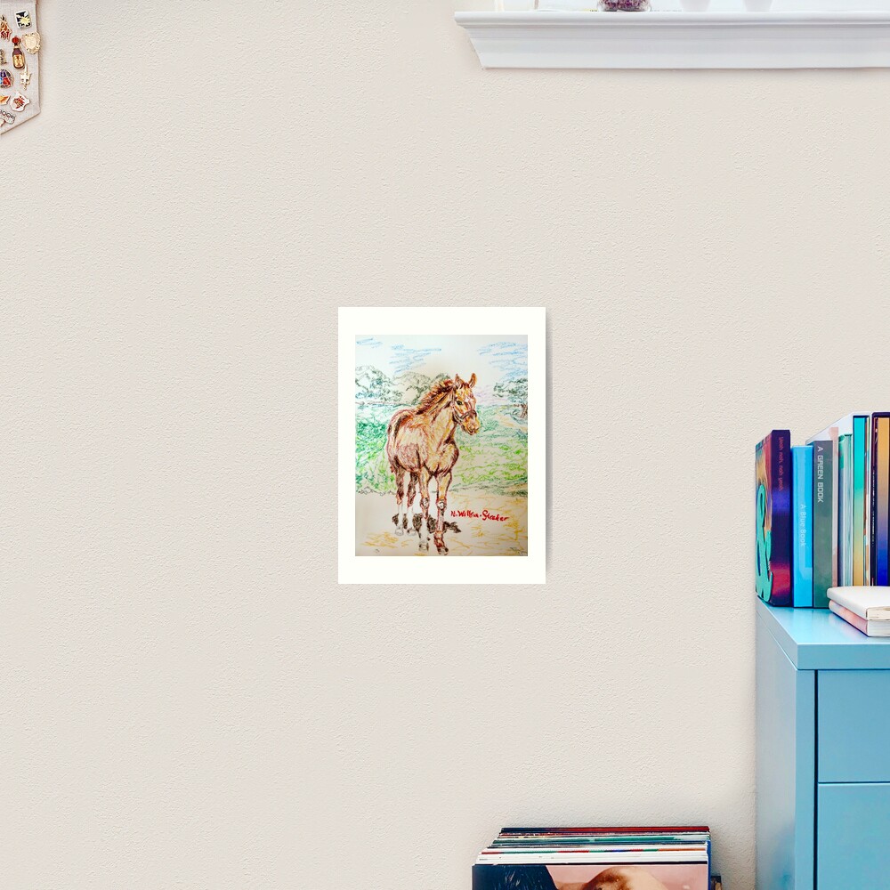 "Baby Secretariat" Art Print for Sale by NWillsonStrader | Redbubble