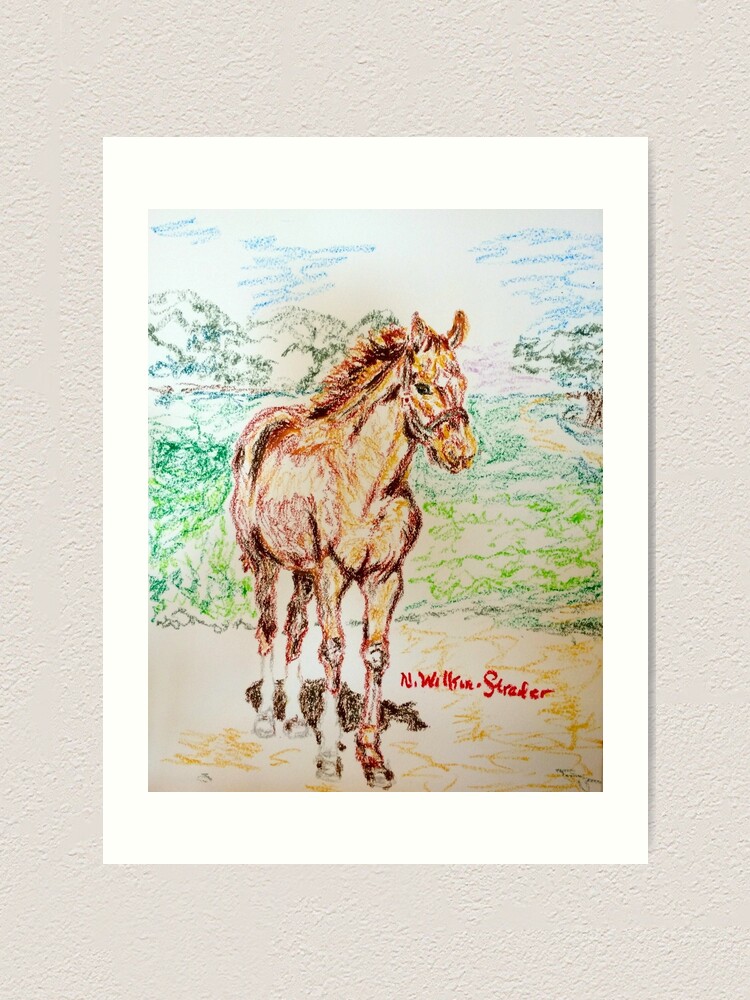 "Baby Secretariat" Art Print for Sale by NWillsonStrader | Redbubble