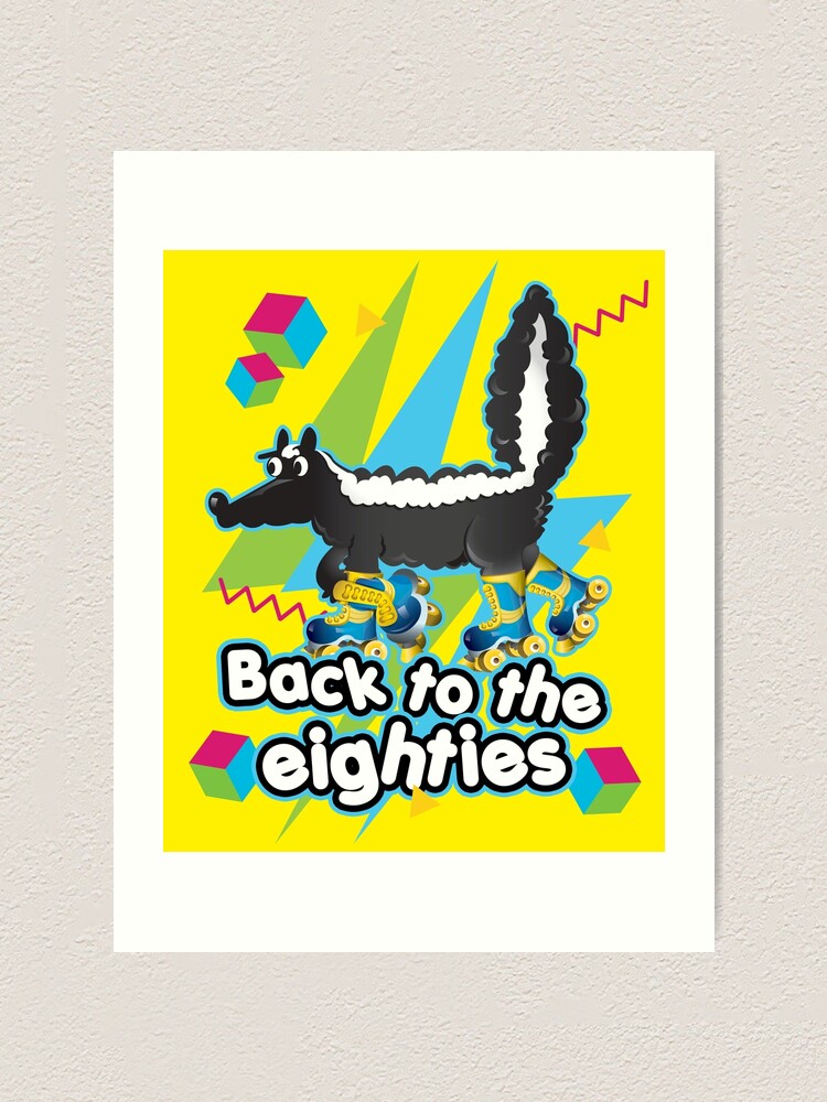"Back To The Eighties Rolling skating disco skunk from the 80's ...