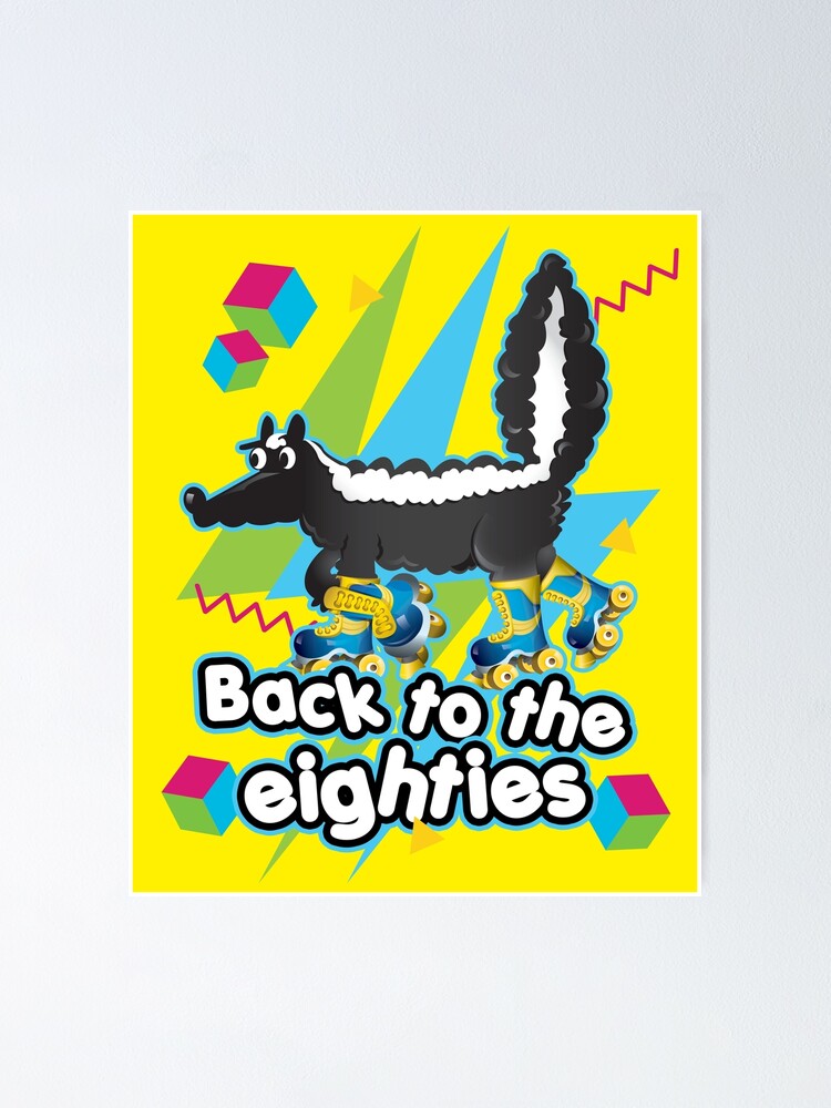 "Back To The Eighties Rolling skating disco skunk from the 80's ...