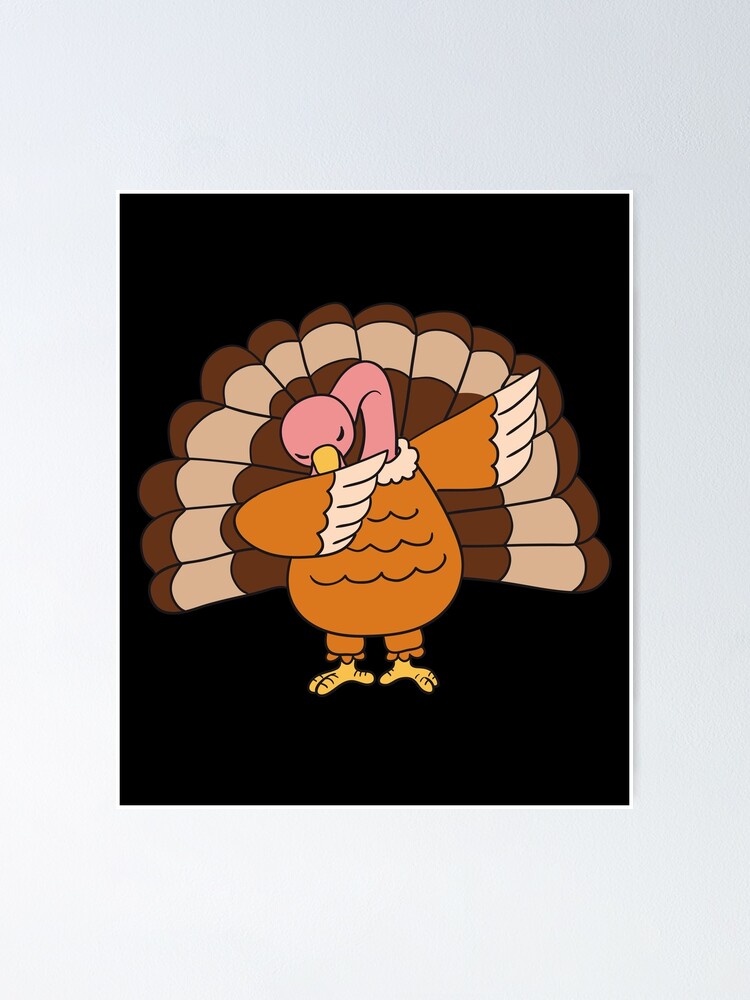 "Cute Dabbing Turkey Zoo Forest Animal Turkey Lover Dab Dancing Nature ...