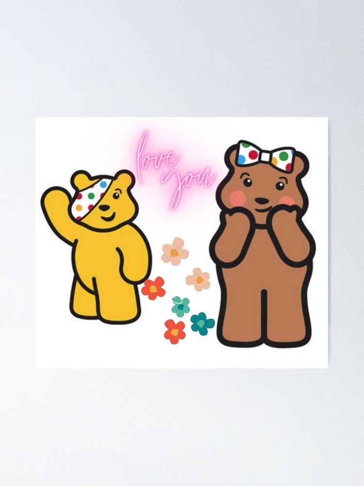 "Pudsey bear" Poster for Sale by amng | Redbubble