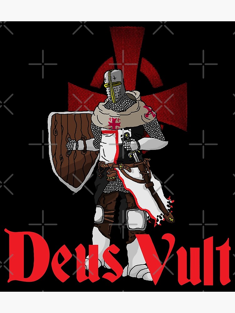 "Deus Vult" Poster for Sale by thomaatorre | Redbubble