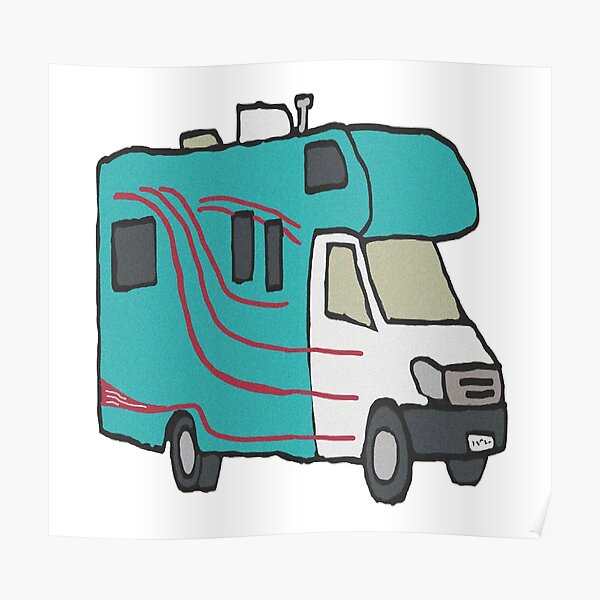 "RV Recreational Vehicle" Poster by Mark-Ewbie | Redbubble