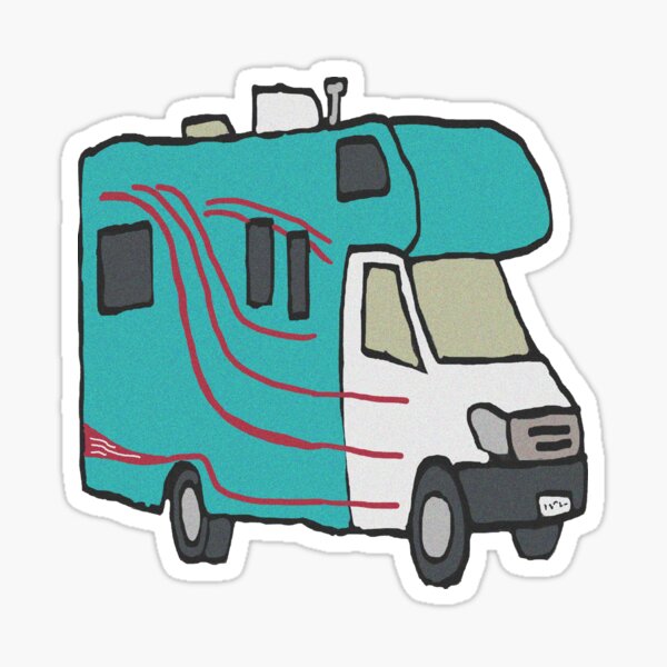 "RV Recreational Vehicle" Sticker for Sale by Mark-Ewbie | Redbubble