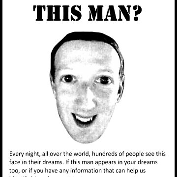 "Ever dream this man? " Poster for Sale by CandyAcid | Redbubble